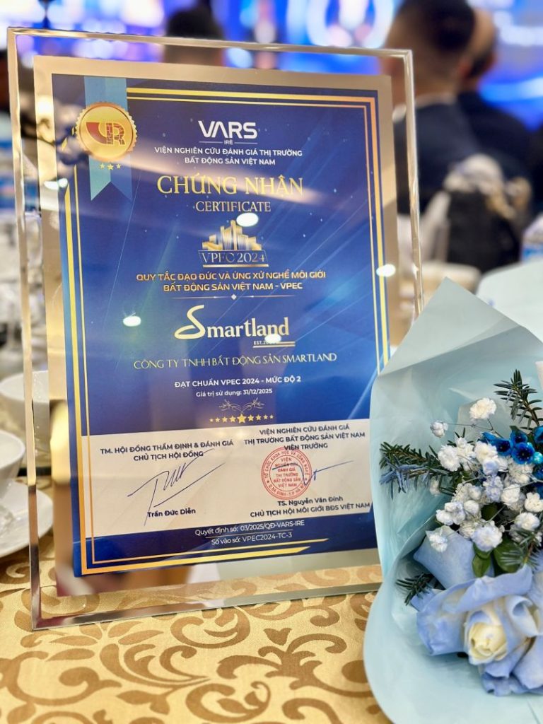 SMARTLAND TỰ HÀO LÀ ĐƠN VỊ ĐẠT CHUẨN VPEC 2024
